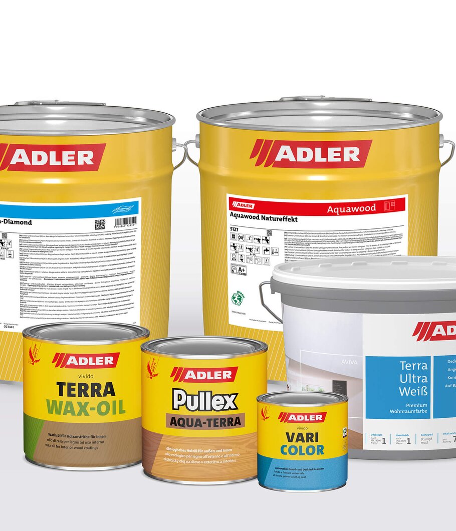 ADLER - Lacke | Beizen | Holzschutz | Wandfarben
