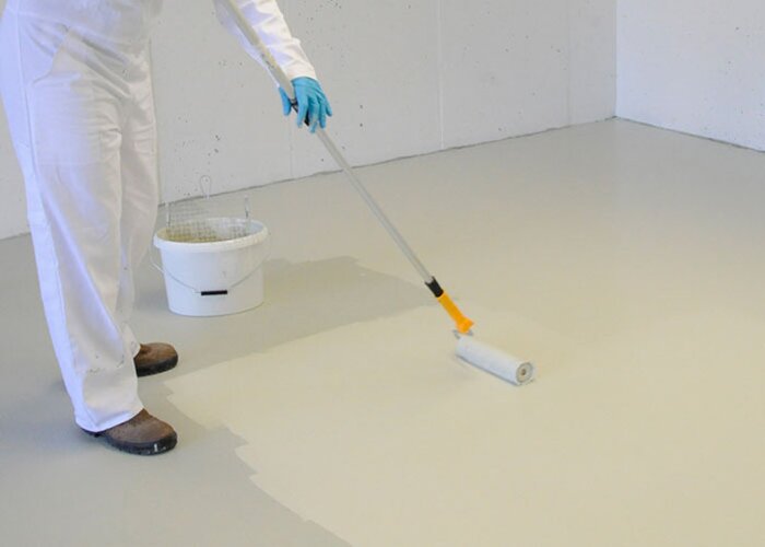 Beton versiegeln mit Epoxidharz – Garagen Bodenbeschichtung