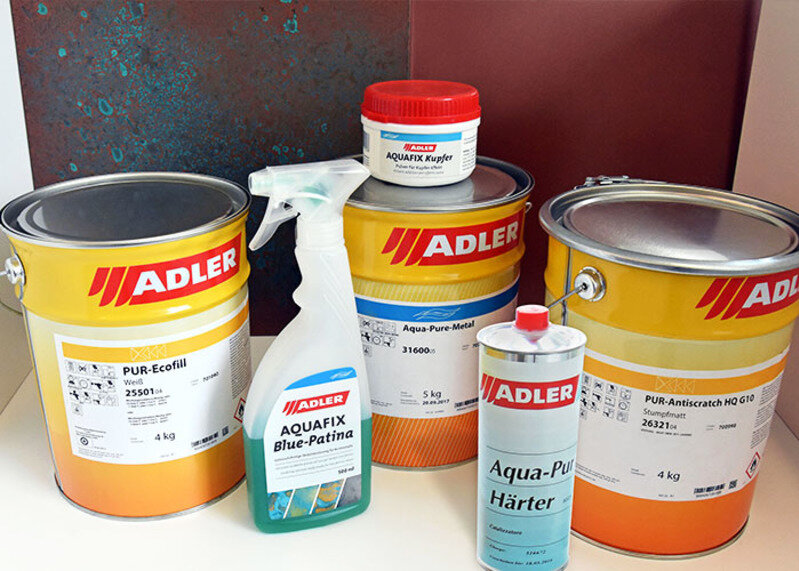 Edle Effekte mit flüssigem Metall - ADLER Lacke